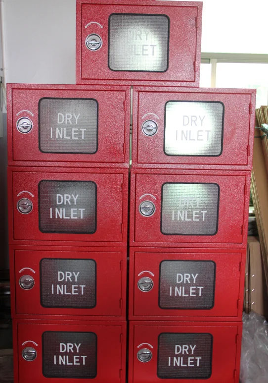 2 Way Breeching Inlet Cabinet - Dry Riser Fire Solutions