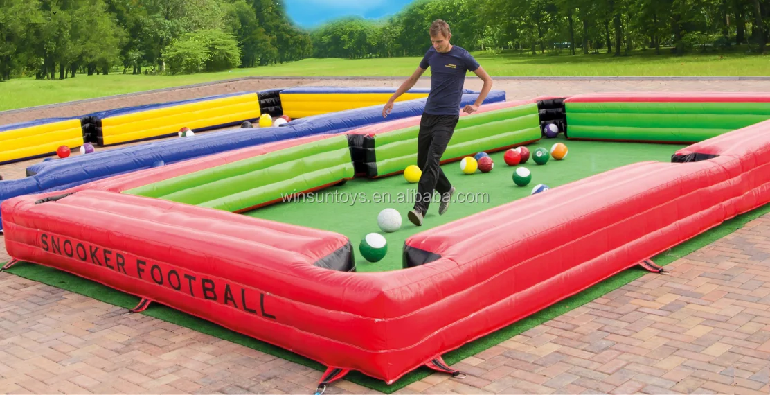 Portable PVC Inflatable Soccer Pool Table Game Set with Blower - OEM ...