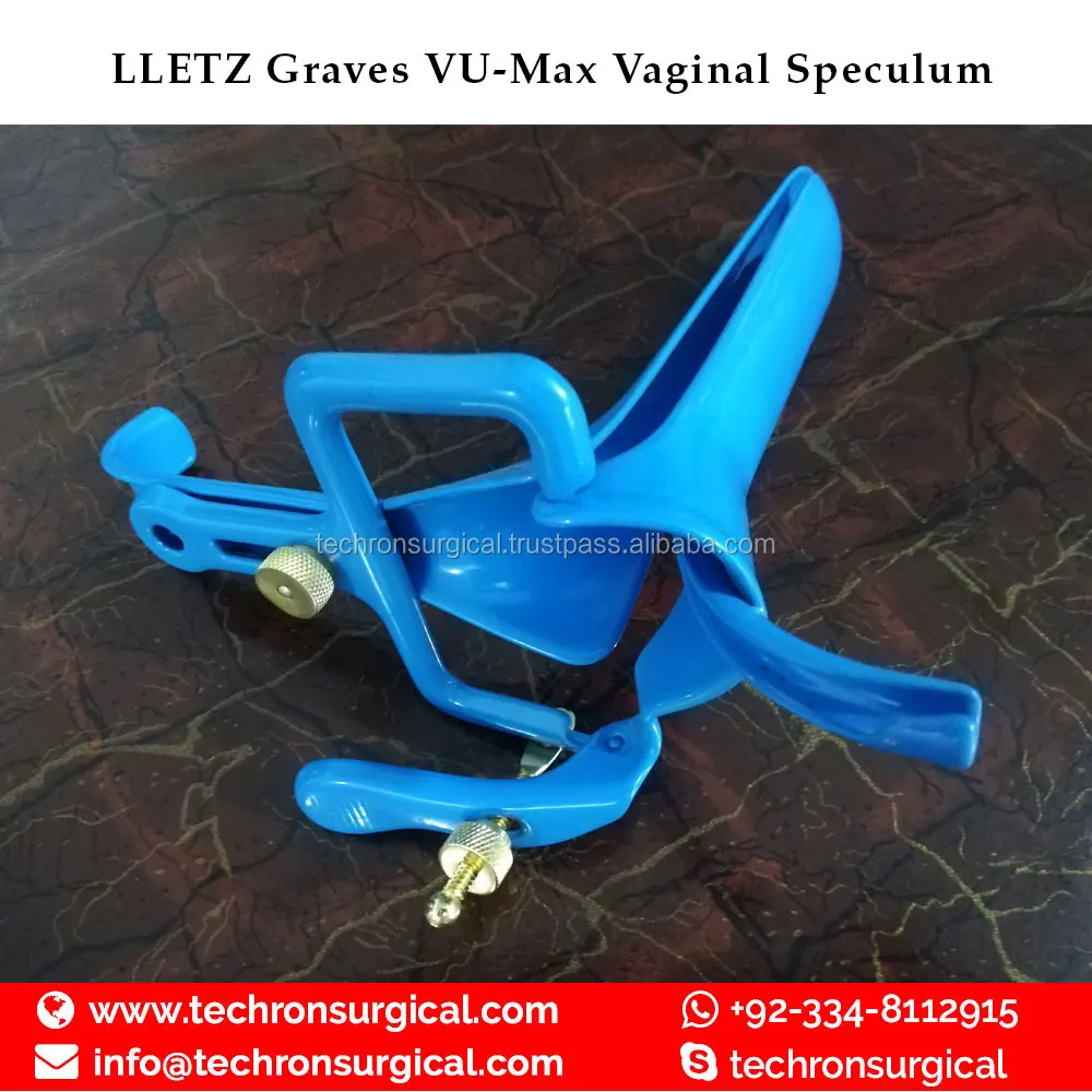 Cusco Lletz/leep/gyn Vaginal Speculum Blue Electrosurgical Insulated ...