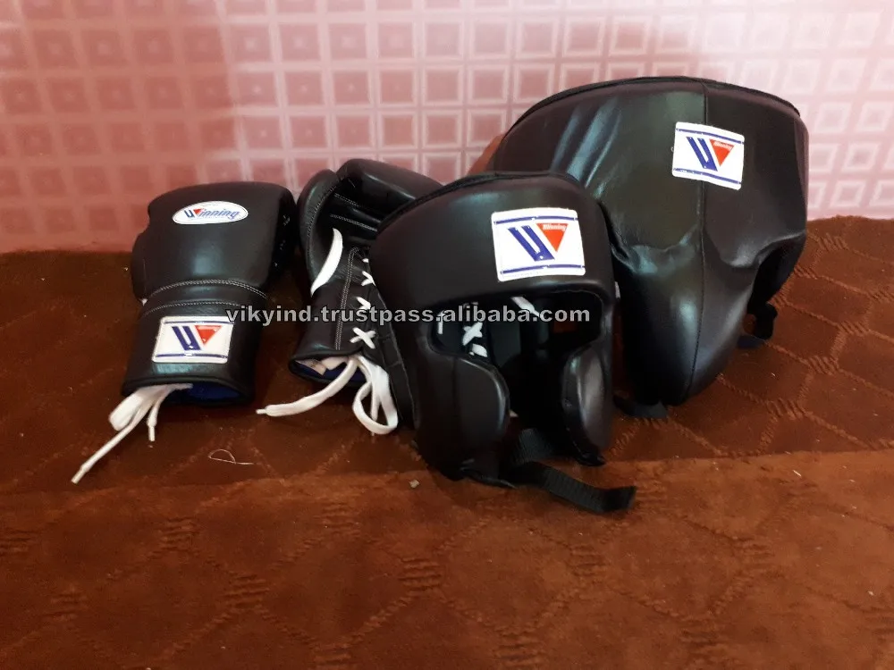 Genuine Leather Winning Boxing Set - Customize Colors & Sizes