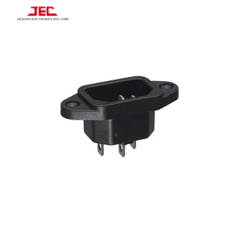 Iec 60320 C14 Inlet Ac Power Socket - Buy 250v 3 Pin Panel Mount Ac ...