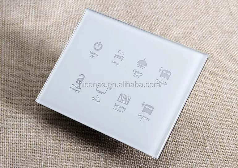 High-level Rs485 Switches Programmable Modbus Room Panel