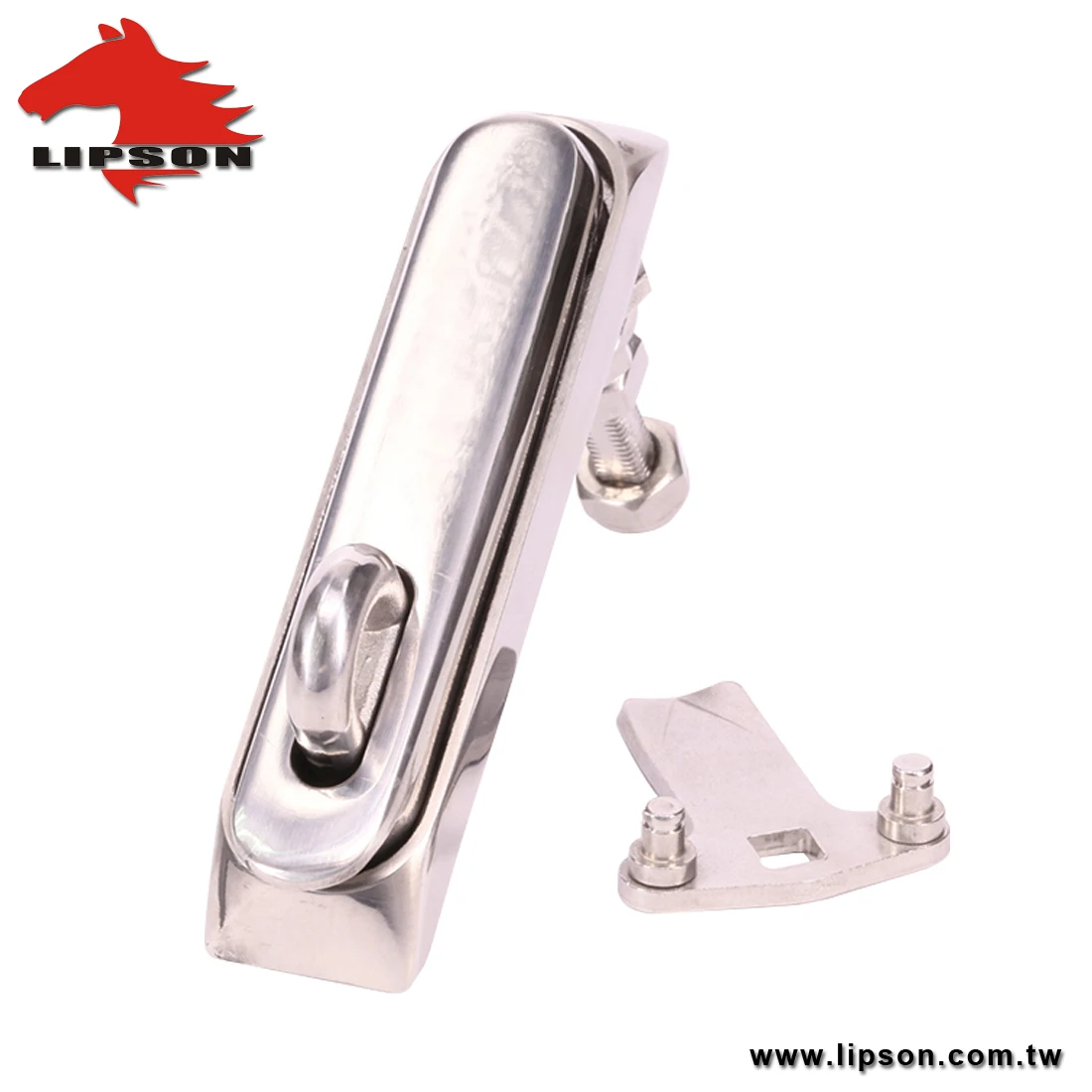 LM-860-SS Stainless Swing Handle Padlockable Panel Lock