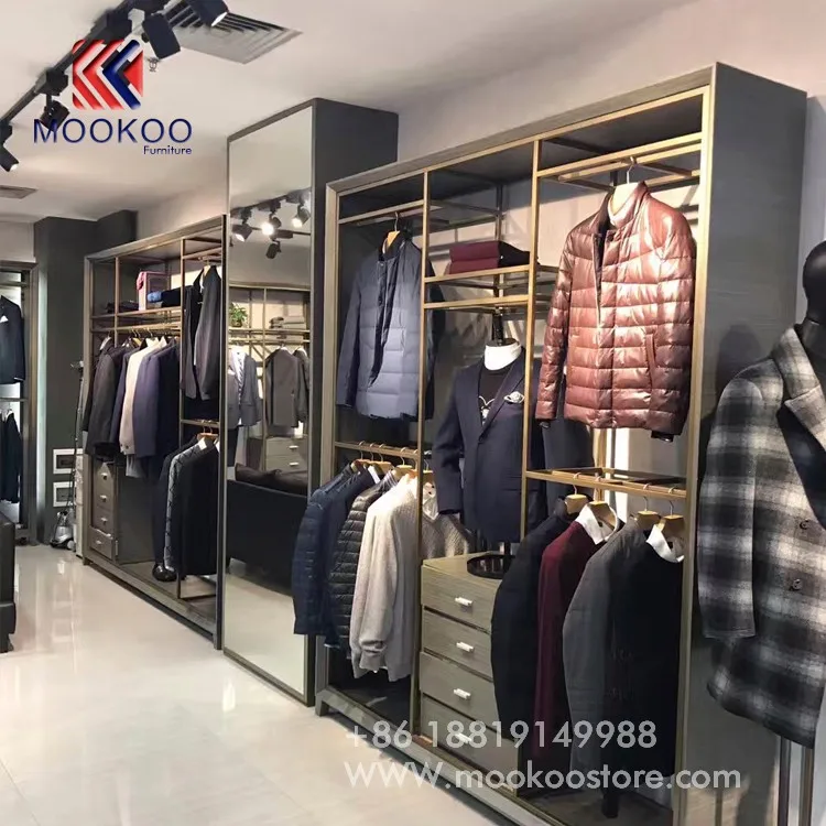 2017 New Style Clothing Store-counter Showcase - Buy Clothing Display ...