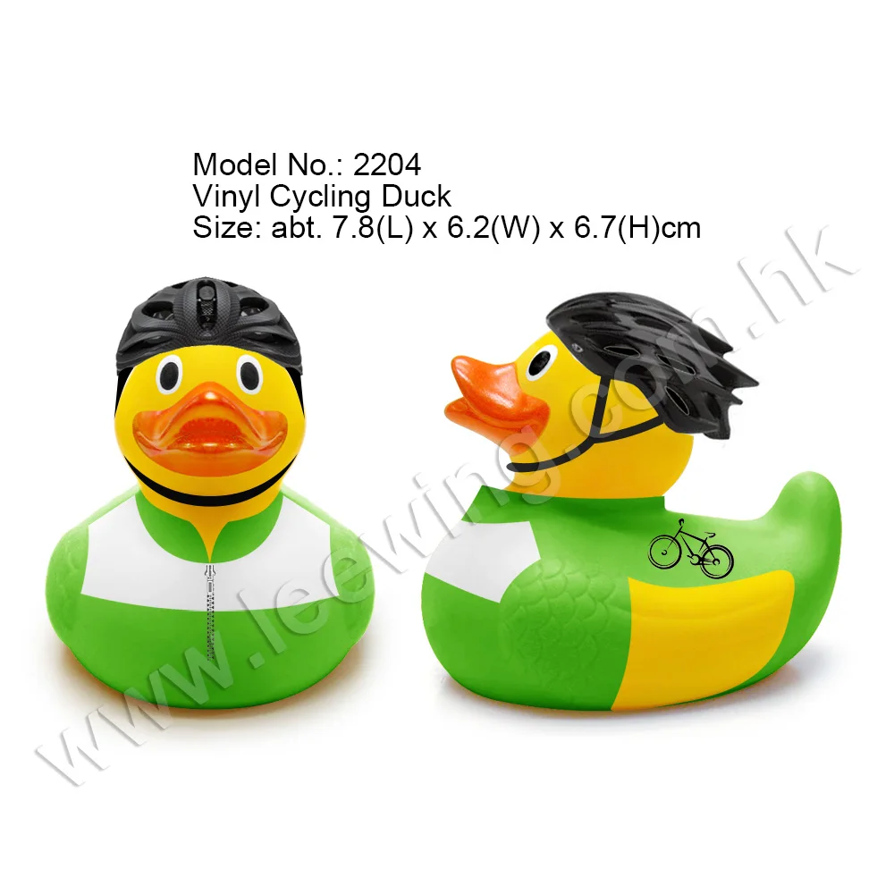 High Quality Custom Speed Racing Car Motor Yellow Rubber Duck