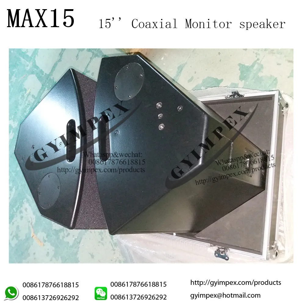 Two Way Powerful Stage Floor Monitor Speakers Audio 15 Inches Max15 Coaxial Loudspeaker - Buy ...