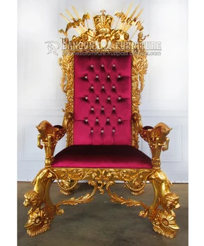 Antique Carved Luxury King Chair - Buy King Throne Chair,Mahogany King ...