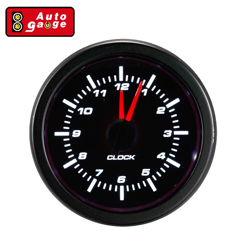 52 Mm Engine Hour Meter 12v Auto Gauge With Black Face And Black Rim ...