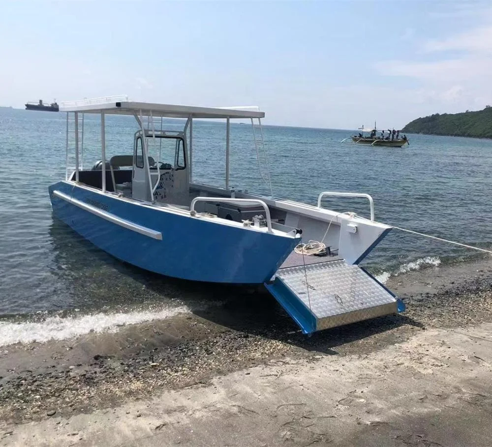 10m Transport Cargos Aluminum Working Barge Boat - Alibaba Landing Craft