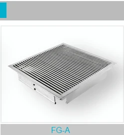 HVAC System Round PC Plastic Circular Floor Swirl Grille