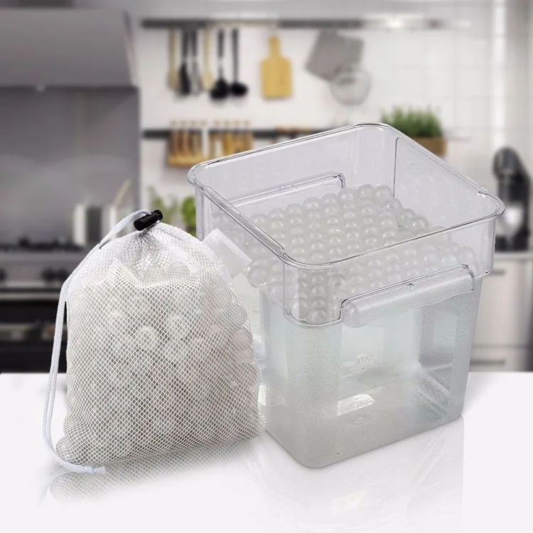 20mm Hollow Plastic Sous Vide Cooking Water Balls with Food Grade