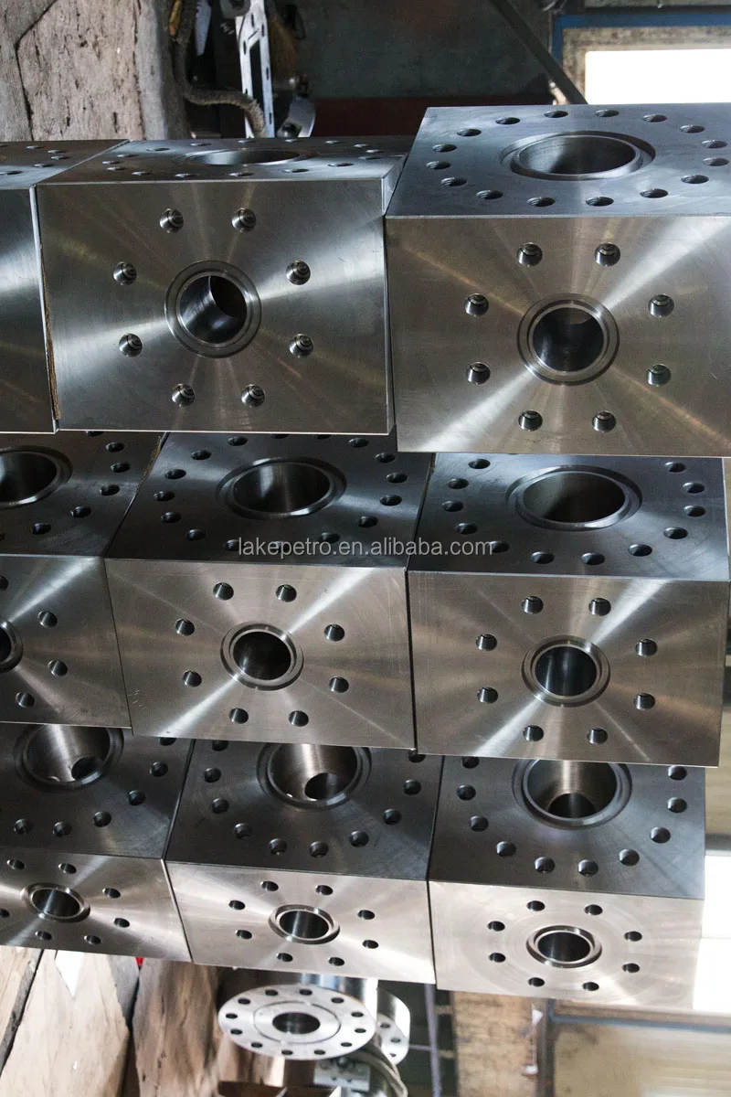 API 6A Crosses and Tees Studded Blocks for Well Drilling