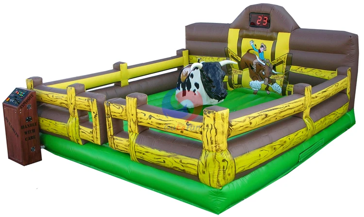 Country Club Electric Mechanical Riding Adult Bucking Bronco Rodeo ...