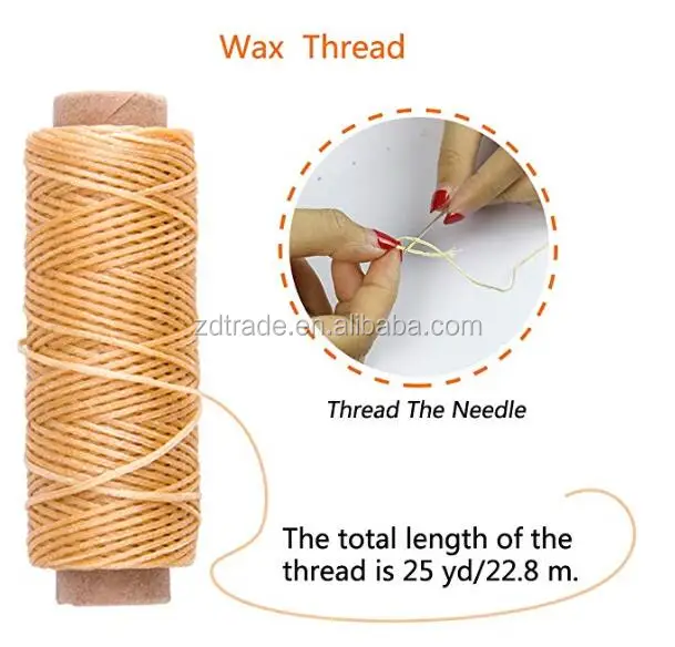 25yards Leather Thread Waxed Polyester Thread Leatherworking ...