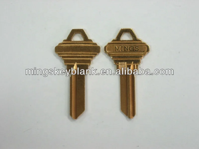 Schlage SC4 Titanium Colors Key Blank - Unbendable & Lightweight
