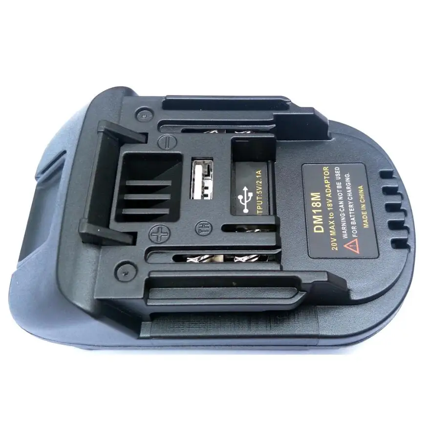 Power Tool Battery Adapter For 20v Dewalt/18v Milwaukeefor Lithium ...