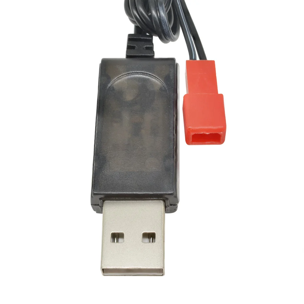 1s Lipo Lithium Battery Usb Cable Charger 3.7v 500ma Output Red Jst ...