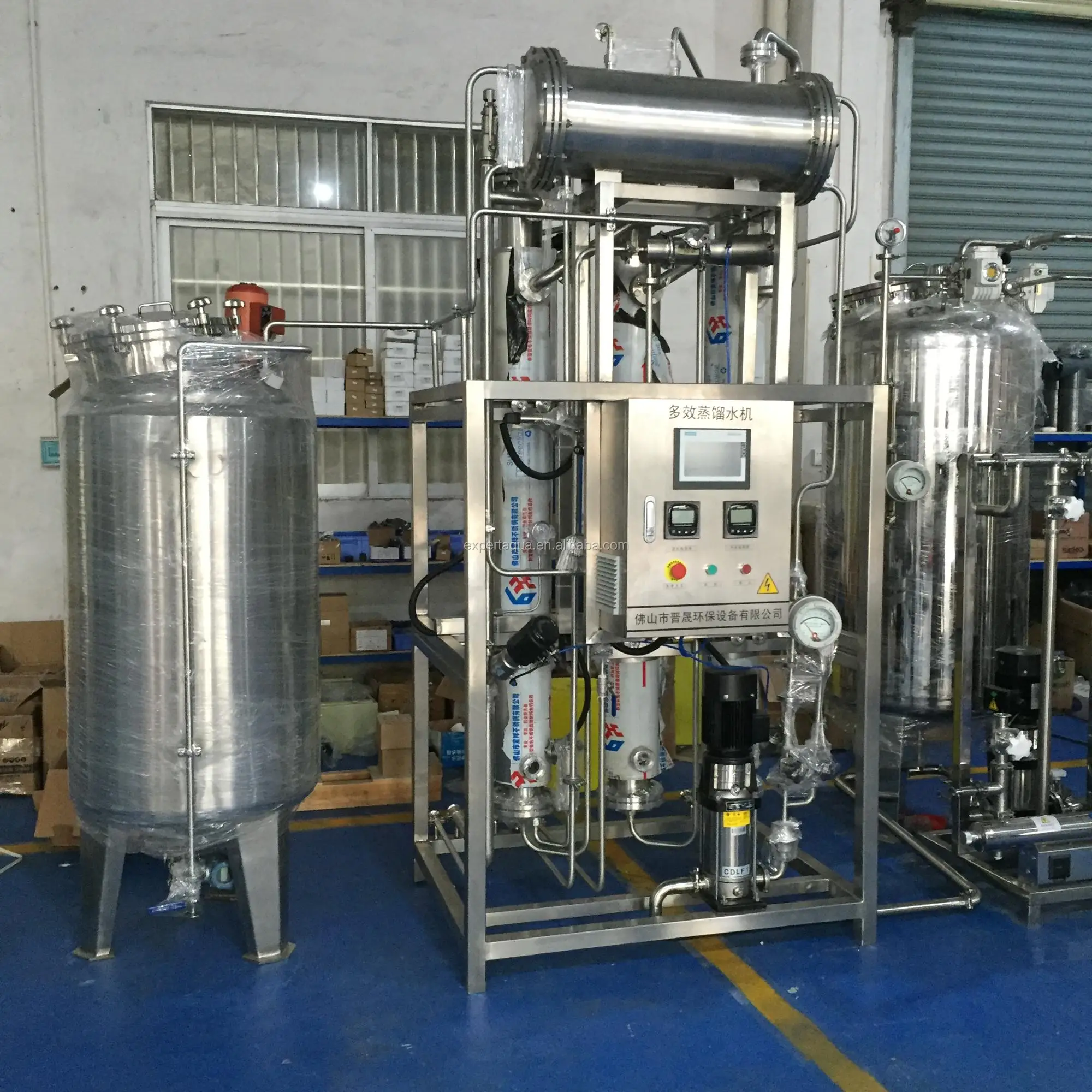 Usp/gmp Pharmaceutical Water Treatment Plant Wfi Water For Injection ...