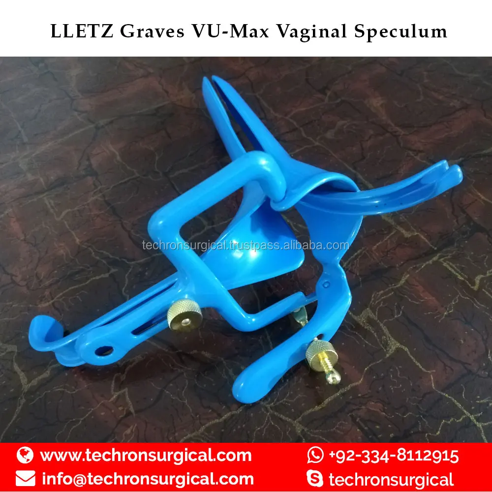 Graves Vu-max Lletz/leep Vaginal Speculum Blue Electrosurgical Coated ...