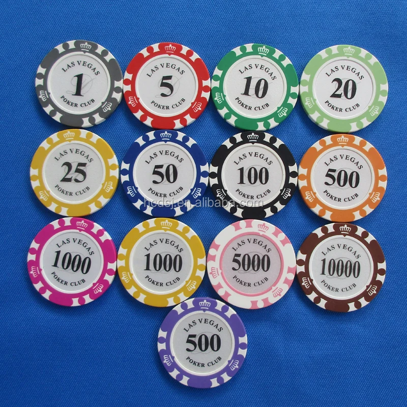 High Quality Abs Rectangle Poker Chips Different Colors Square Poker ...
