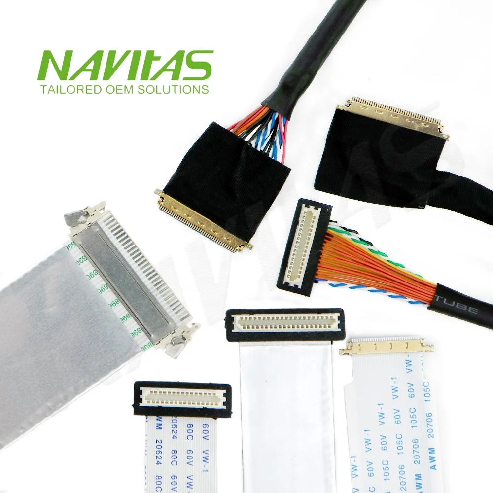 Oem Hirose Df13 1.25mm Pitch 30 Pin Lvds Connector Hif3b 2.54mm Pitch ...