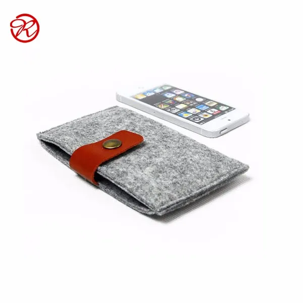 Protective Portable Mobile Phone Carrying Pouch Phone Cover Felt Mobile ...