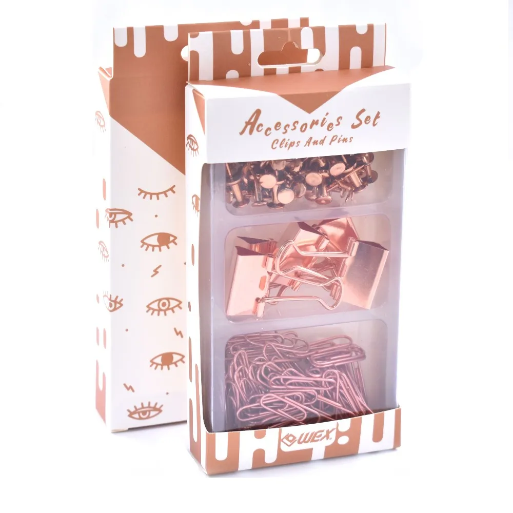 Our Best Sales Vintage Nostalgia Series Rose Gold Assorted Paper Binder ...