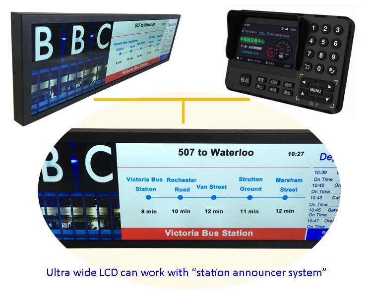 16x5 Special Cutting 37 Inch Ultra Wide Tft Lcd Module - Buy Ultra Wide ...