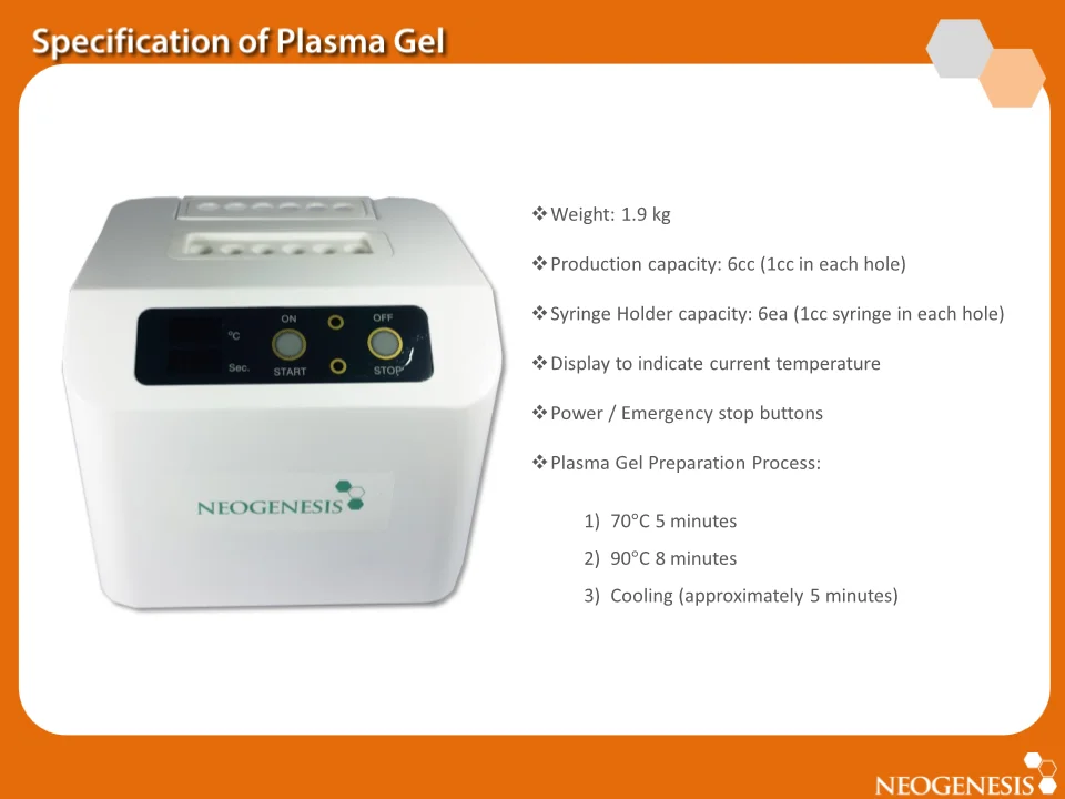 [neogenesis] Plasma Gel - (made In Korea) - Buy Ppp,Prp,Filler Maker ...