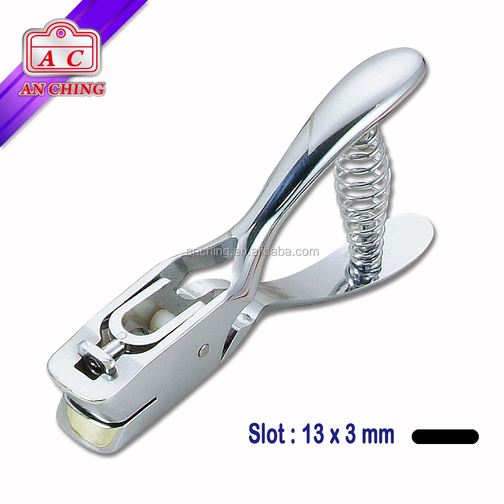 Heavy Duty Hole Punch Slot for Metal - Perfect for PVC Cards