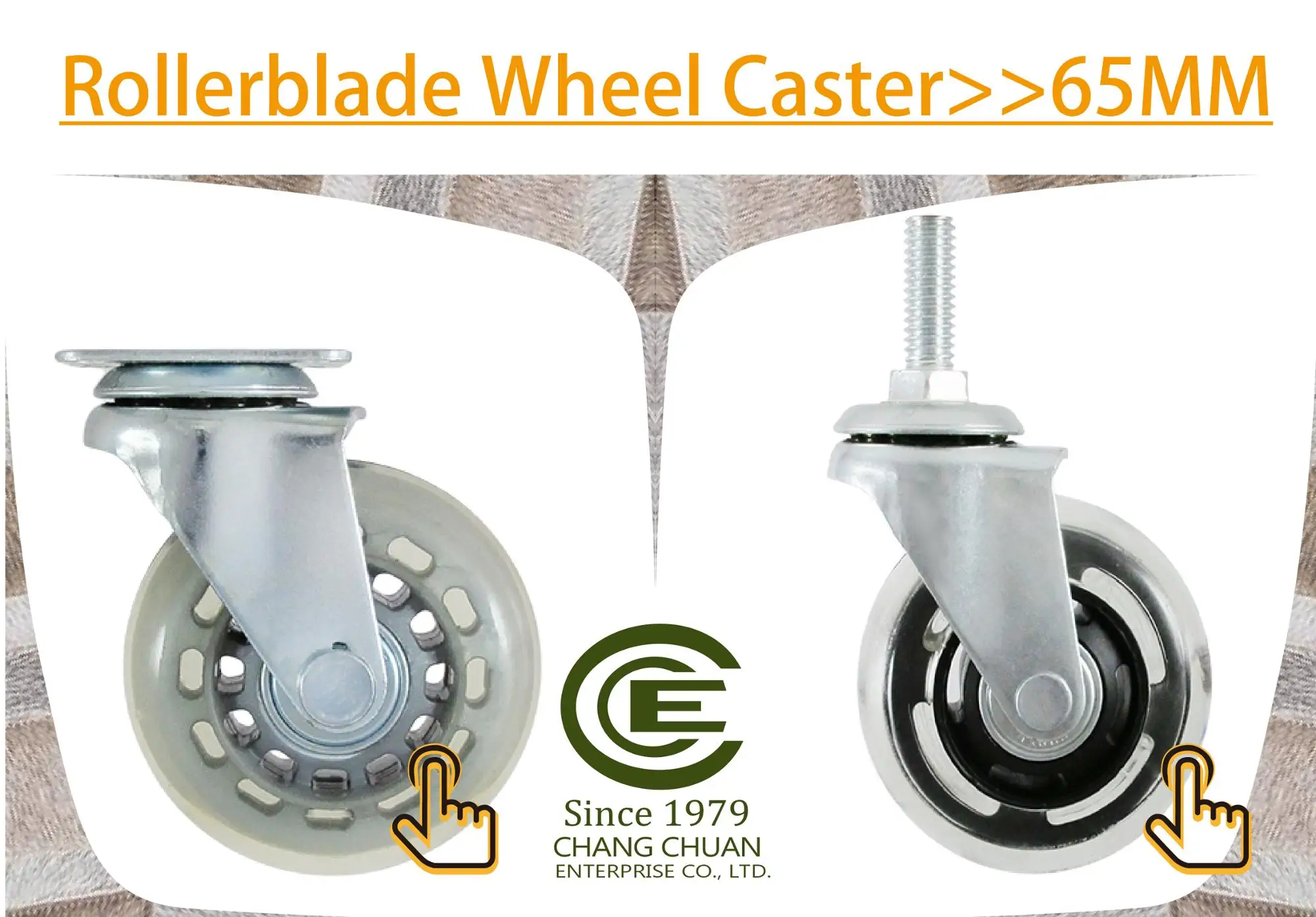 Cce Caster 3 Inch Rollerblade Fixed Pu Flat Caster Wheels - Buy 3-inch ...