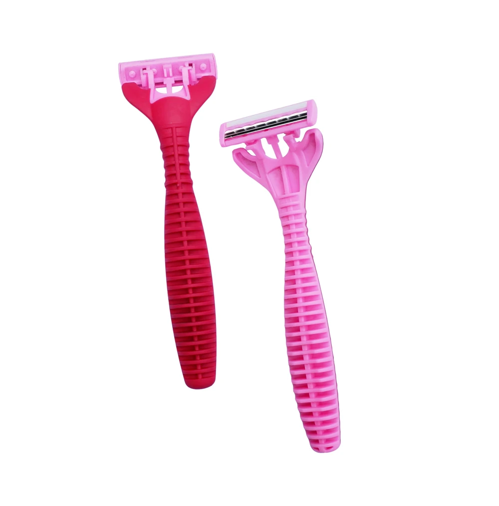 Triple Blade Disposable Razor - Buy 3 Blade Disposable Razor,Rubber ...