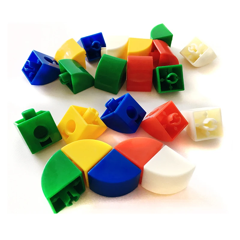 Interlocking 3d Building Plastic Puzzle Connecting Creative For Kids ...