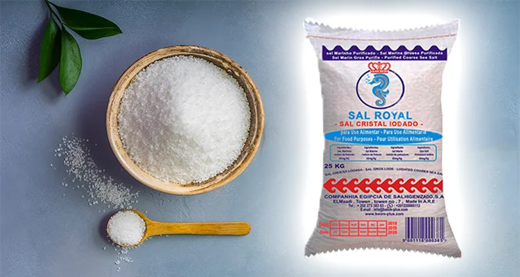 Premium Quality Salt / Sal Royal Salt Brand / Egyptian Salt Grade A ...