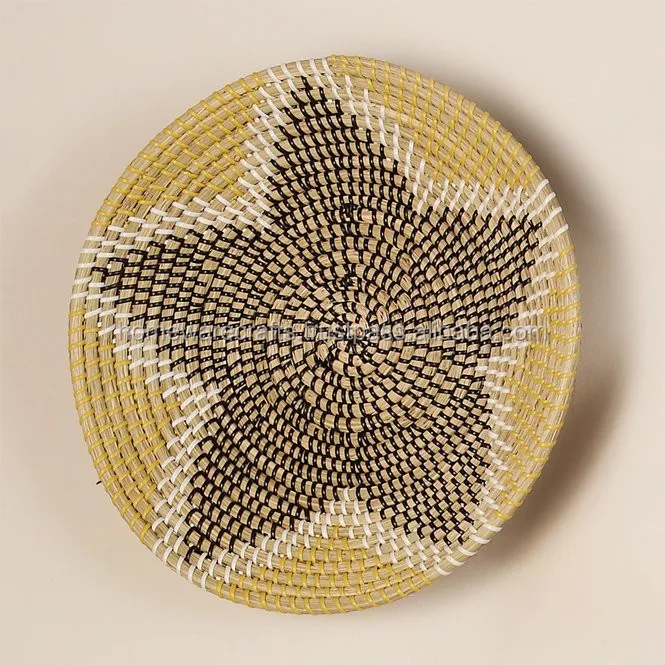 Eco-friendly Seagrass Wall Baskets - Handmade Home Decor