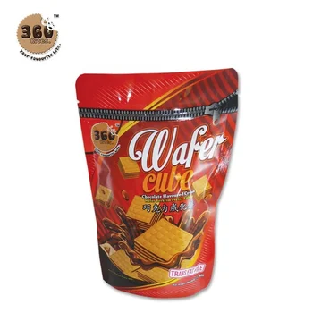 100g 360bites Wafer Cube (chocolate Flavour) / Biscuit - Buy Wafer Cube ...