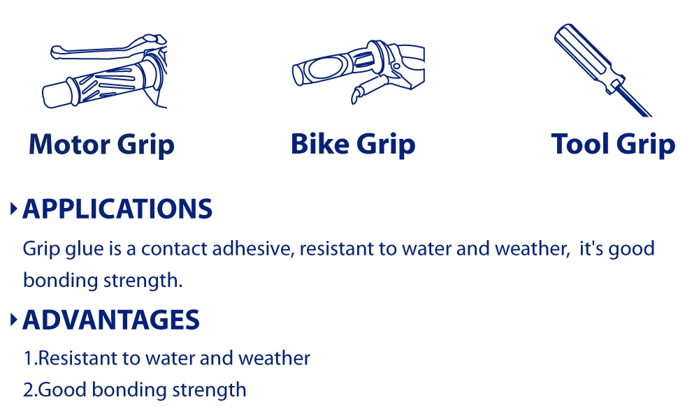 Motorcycle and Bike Grip Glue - Durable & Easy to Use