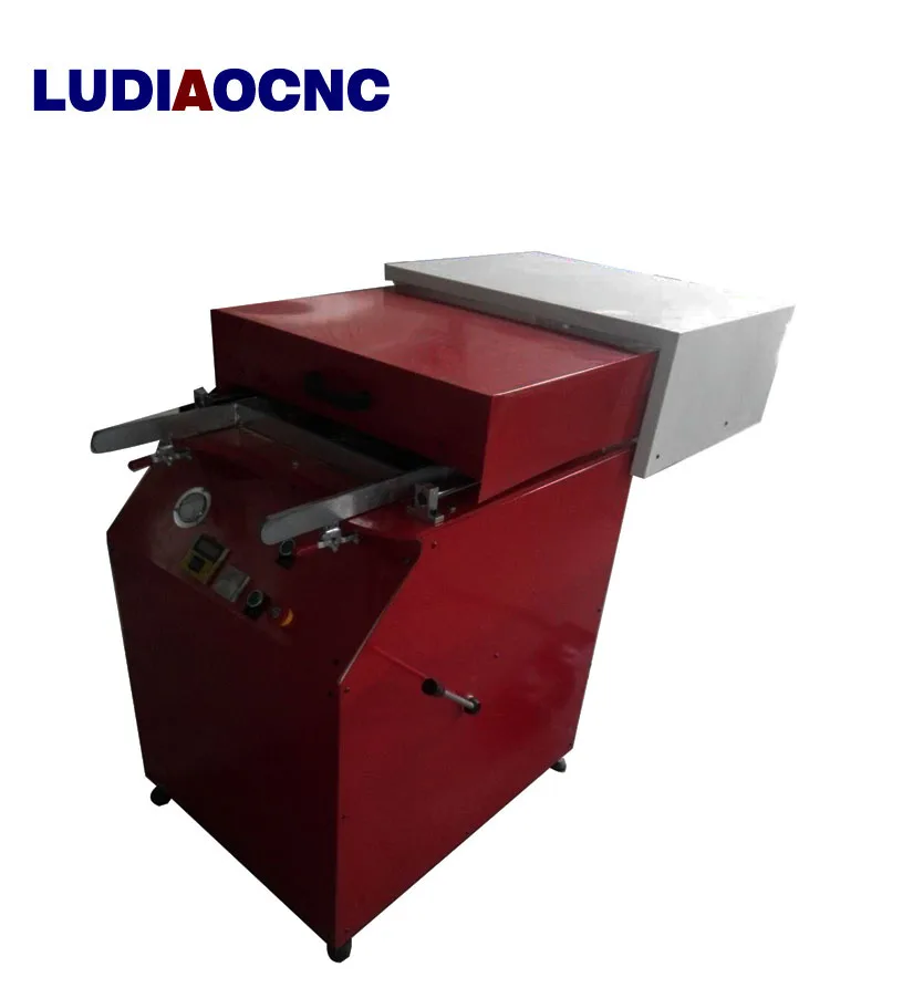 Small Plastic Vacuum Forming Press Machine For Acrylic Pet Chocolate ...
