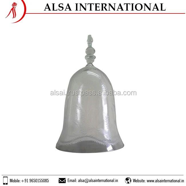 New Design High Quality Dome Bell Jar Antique Glass Dome Bell Jar ...