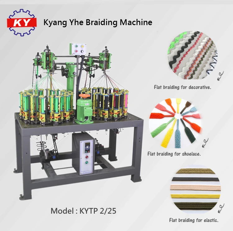 Kyang Yhe High Speed Shoelace Making Machine For Flat Braiding - Buy ...