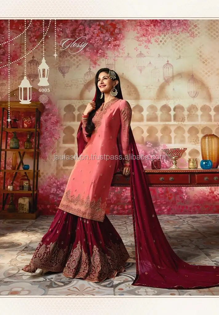 Pakistani Sharara Dress / Pakistani Sharara Suit / Sharara Suits - Buy ...