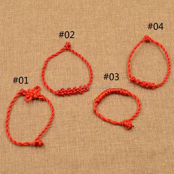 Chinese Knot Red Thread String Bracelet Thick Rope Bangle Cuff ...