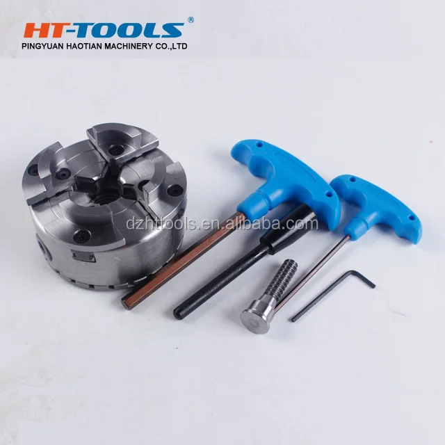 Kp96e 4 Jaw Chuck For Wood Turning Lathe & Cnc Machine - Oem