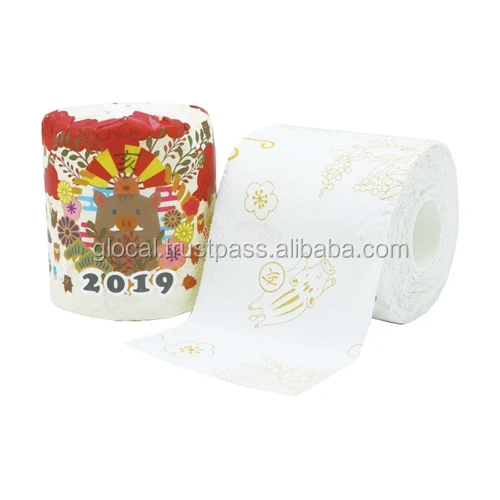 Made In Japan Toilet Roll "happy New Year" Gift 1r 27.5m W Toilet Paper ...