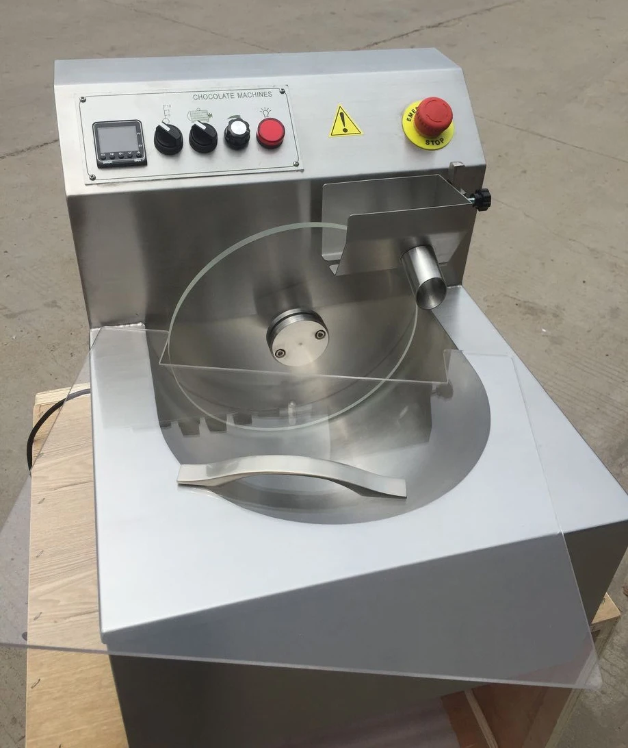 Multifunctional 8kg Per Hour Small Chocolate Tempering Coating Making ...