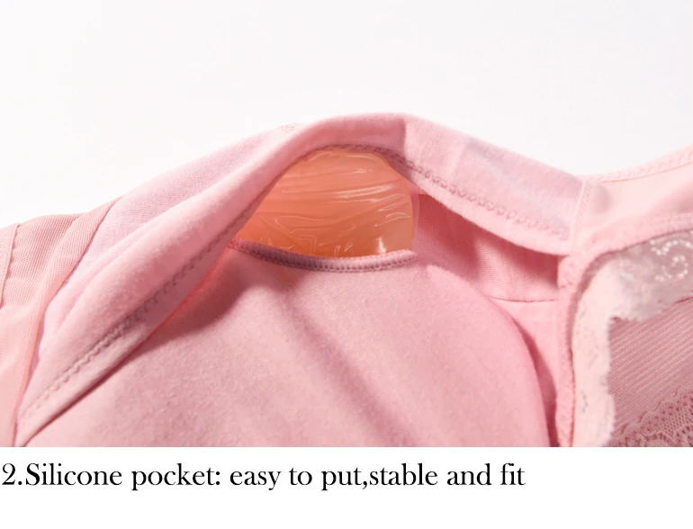 Front Closure Cotton Spandex Adjustable Padded Shoulder Strap Yc-017 ...