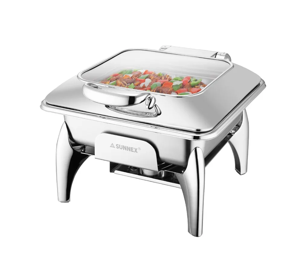 SUNNEX Round Buffet Catering Chafer - Durable & Versatile
