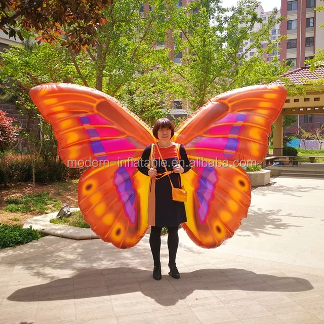 Club Party Decorative Inflatable Flying Butterfly Mascot Inflatable ...