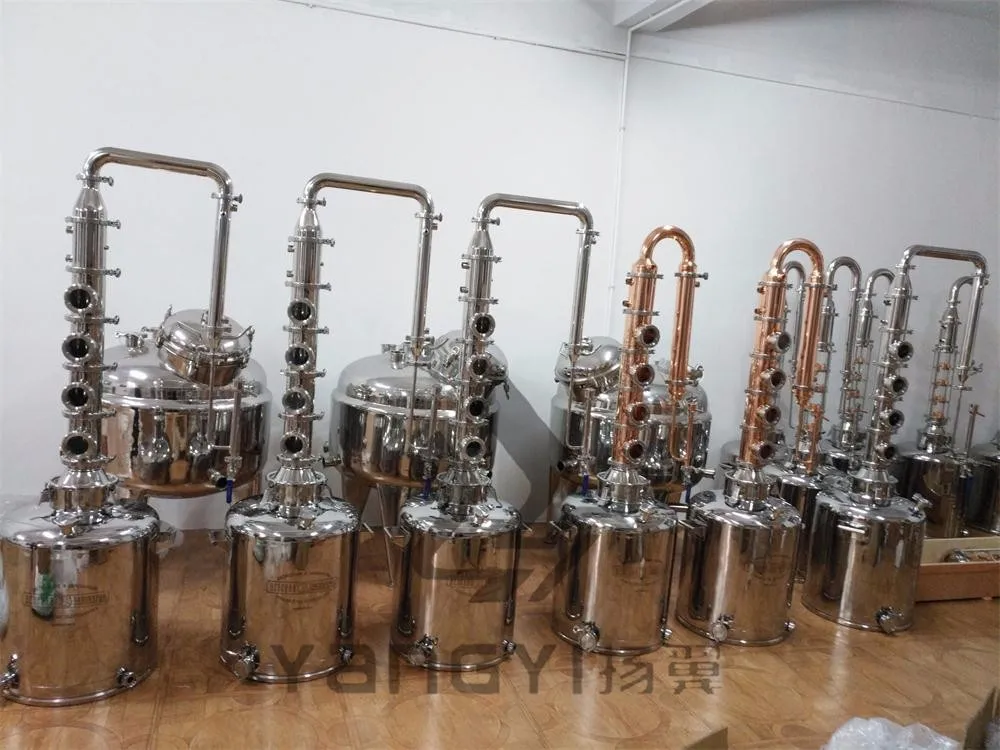 50L 100L 200L Home Distillation Equipment /Stainless Steel Copper Home ...