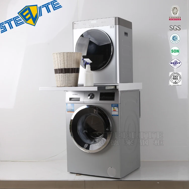 Laundry Stacking Kit With Pull Out Shelf For Washer And Dryer - Buy ...